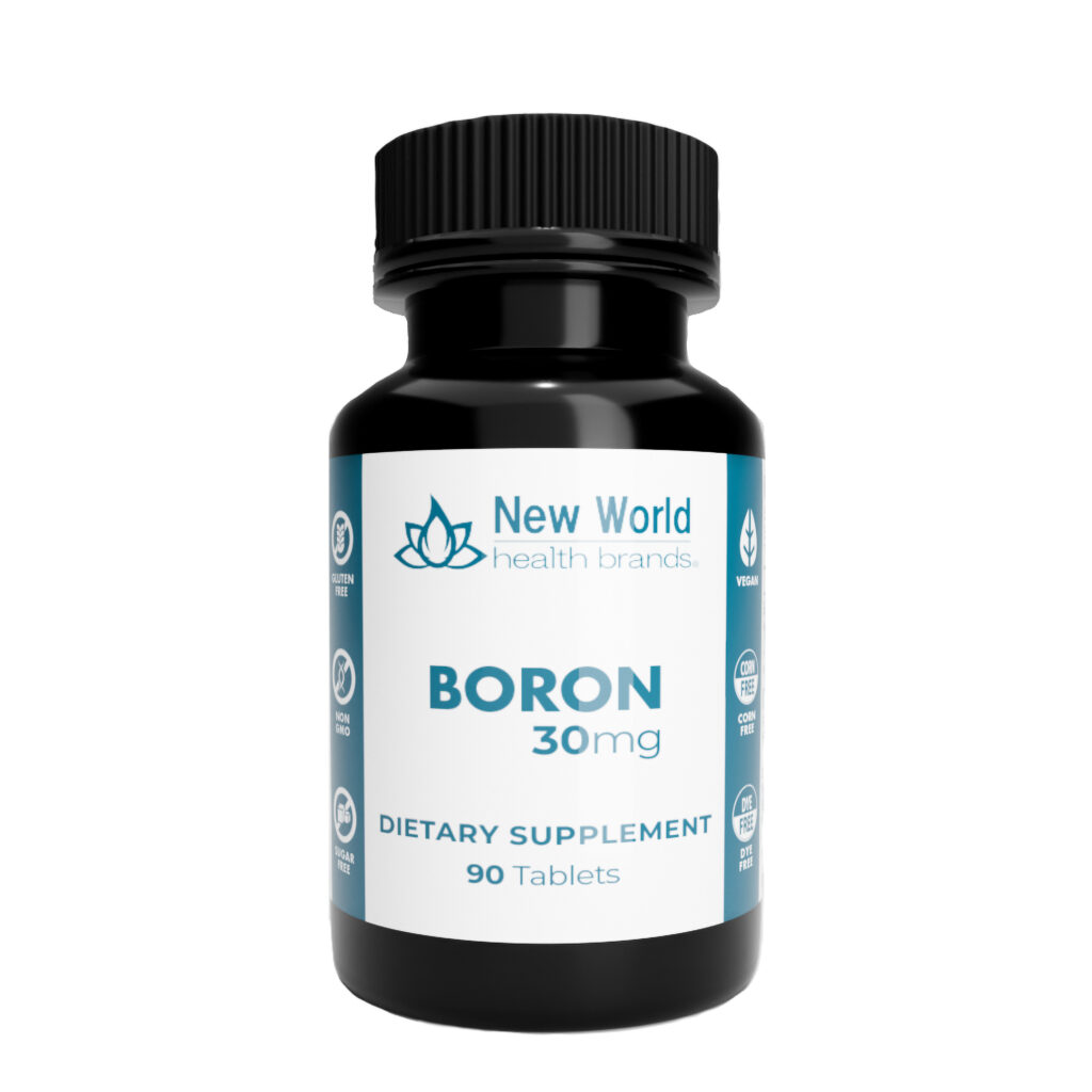 Boron 30mg Tablets | Strong Bones and Vitality | 90 Tablets For Enhanced Health & Optimal ...