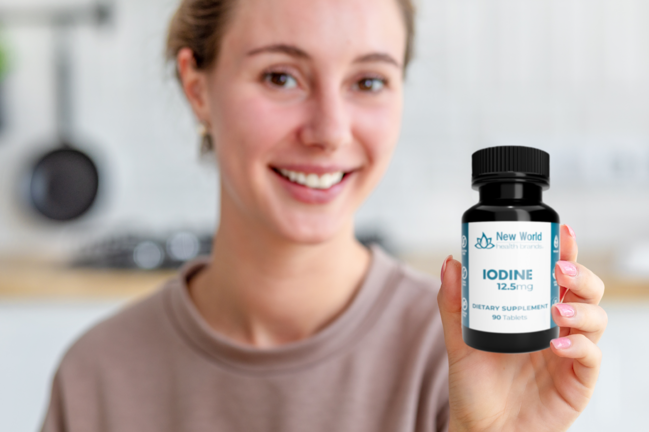 Iodine Tablets (12.5mg) - 90 Tablets - Essential Trace Mineral for ...
