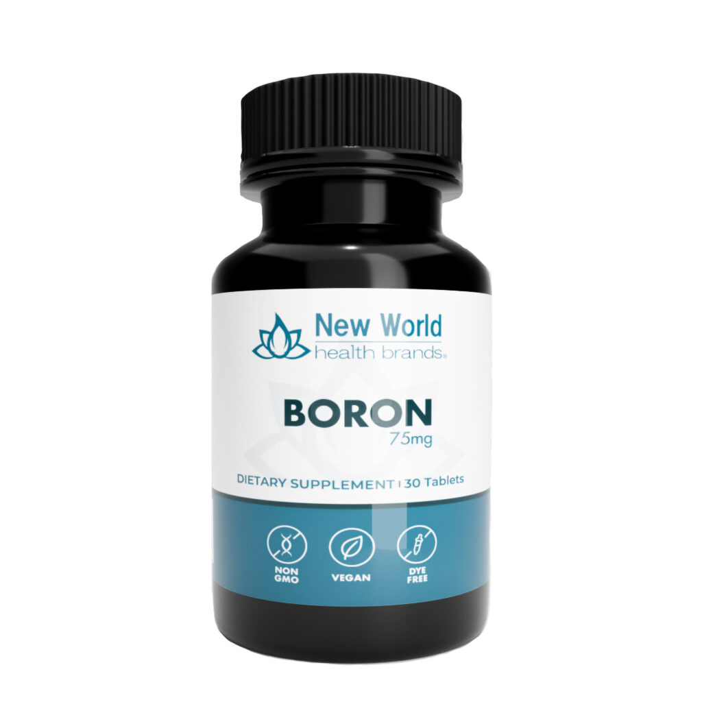 Boron Mineral Supplement 75mg | 30 Tablets For Enhanced Health & Optimal Wellness
